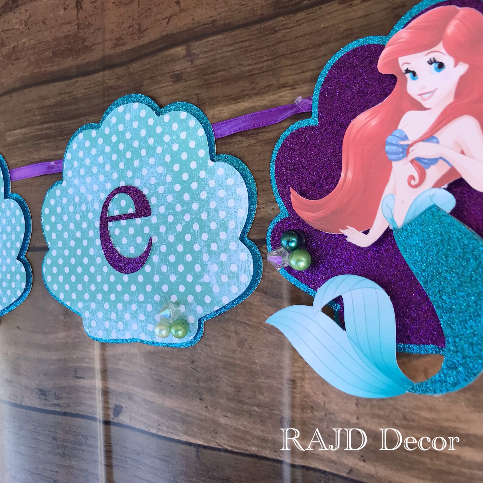 Little Mermaid Banner Customizable to Any Wording or | Etsy