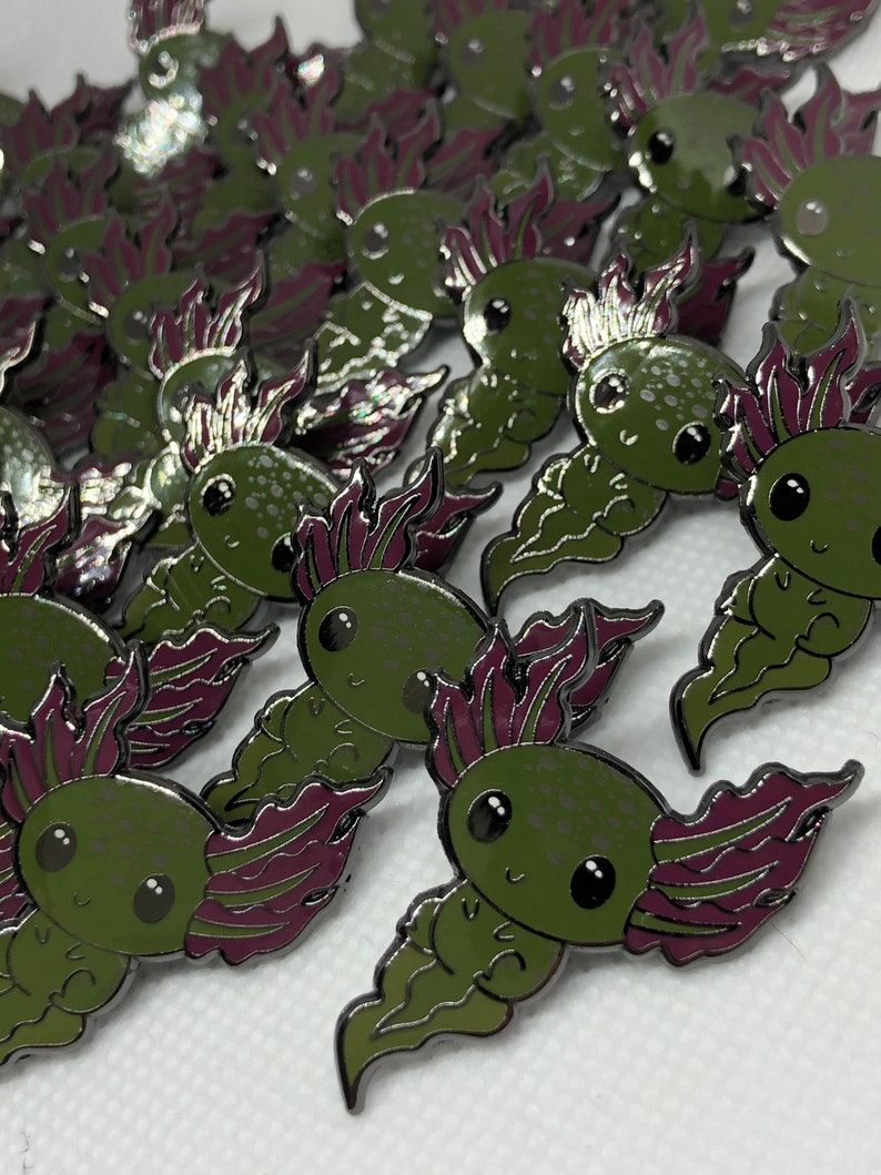 Happy Axolotl hard Enamel Pin - Etsy