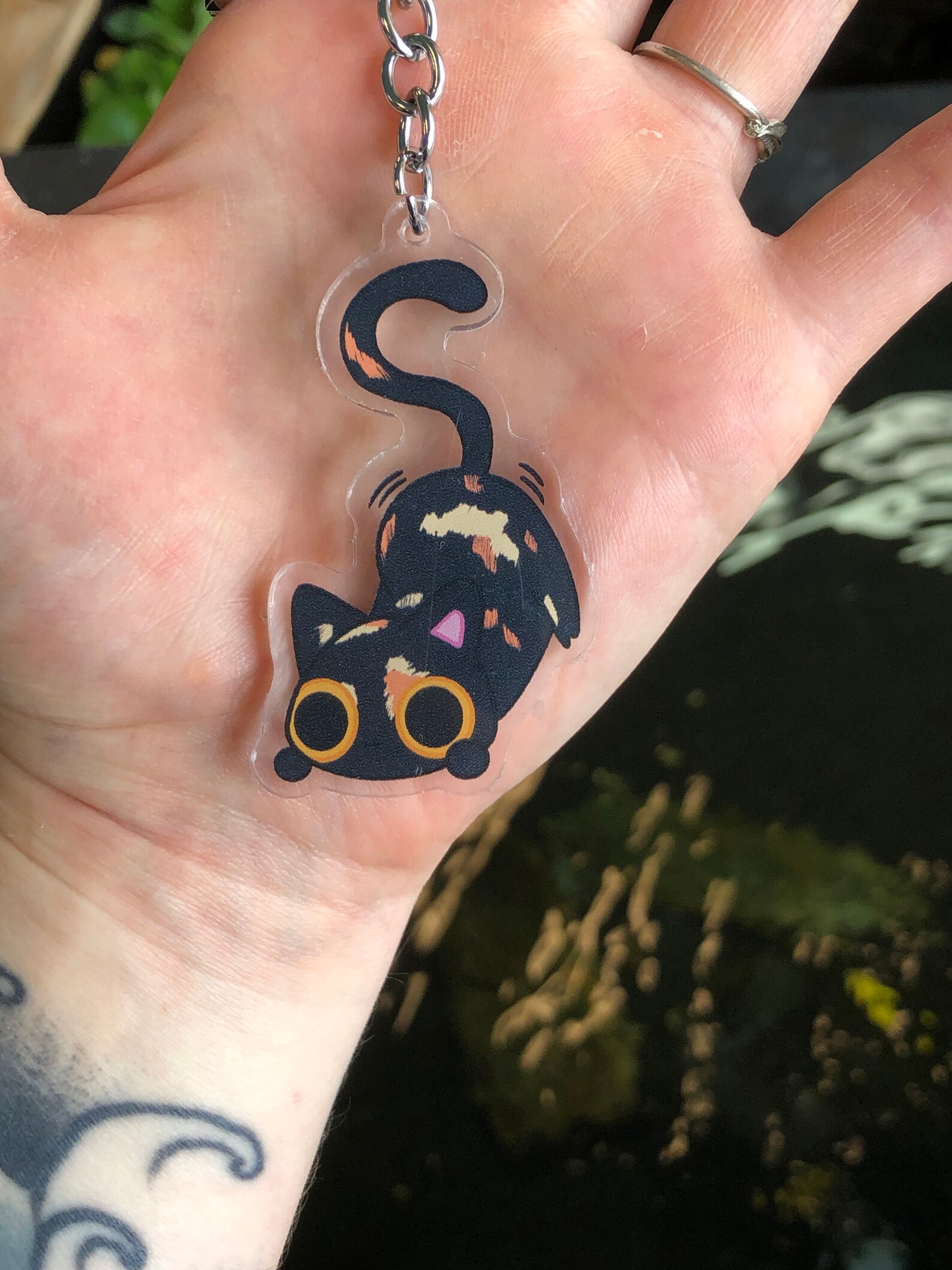 The Gremlin clear Acrylic Keychain - Etsy