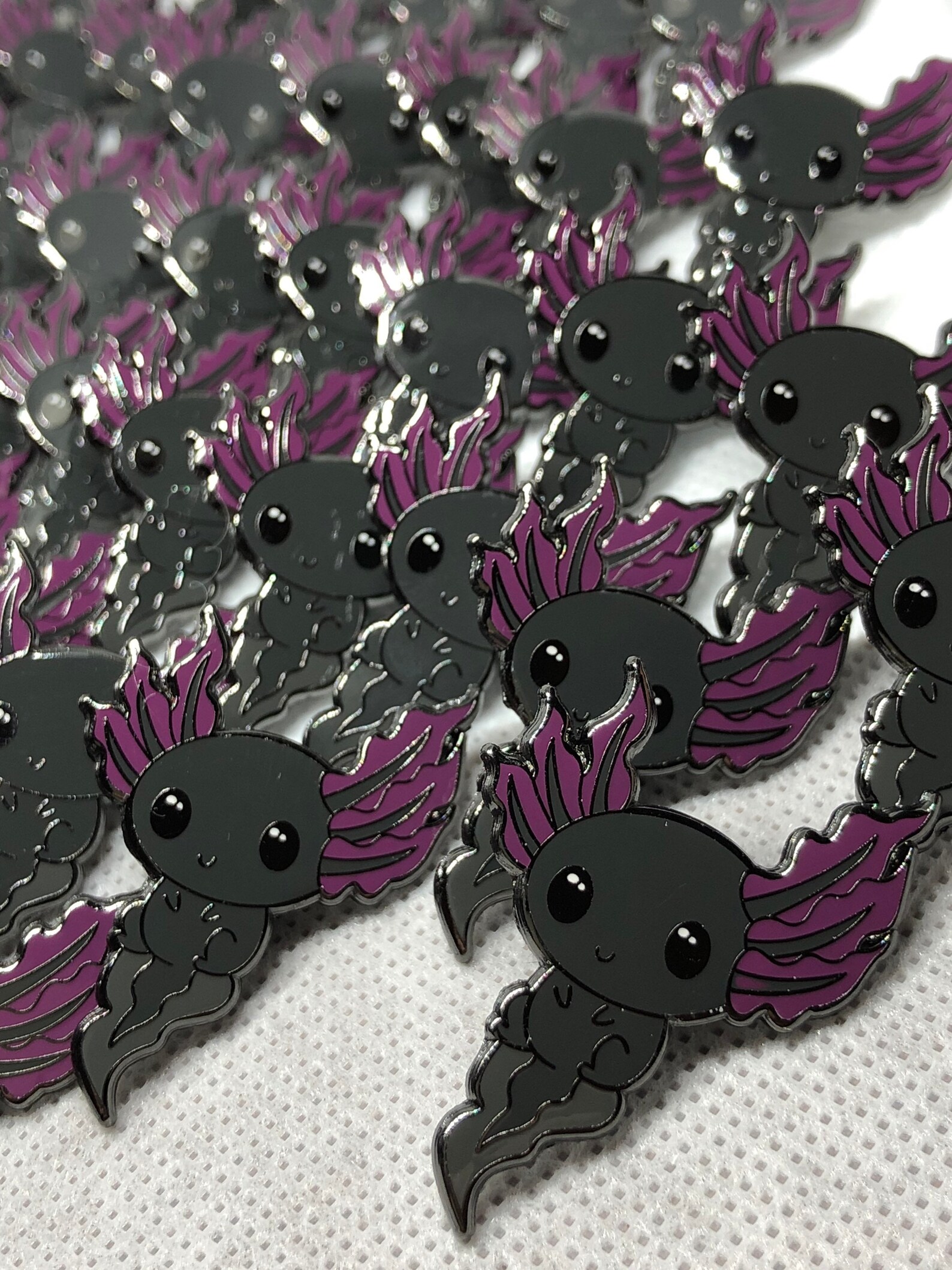 Happy Axolotl Hard Enamel Pin | Etsy
