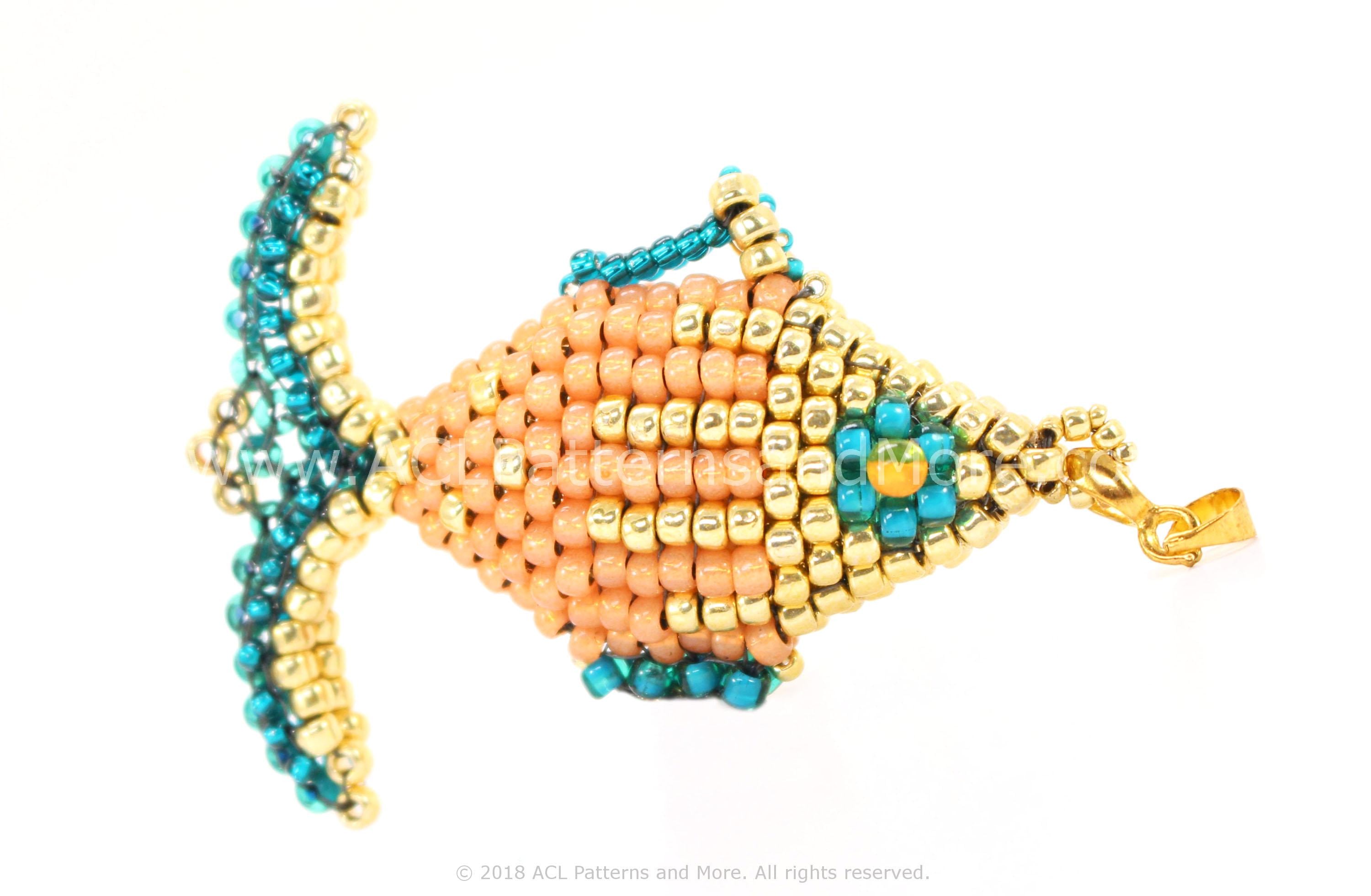 Alejandro the Fish Pendant PDF Pattern - Etsy