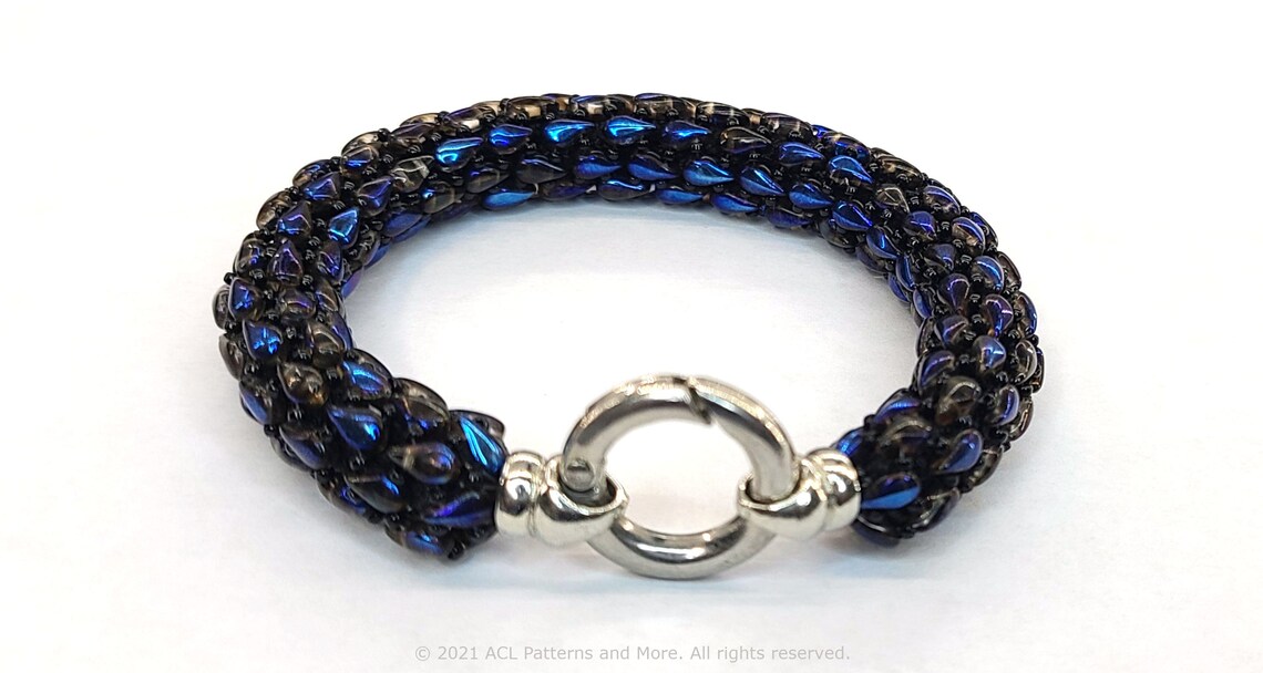 Dragon Scales Bracelet PDF Pattern - Etsy