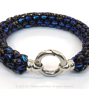 Dragon Scales Bracelet PDF Pattern - Etsy