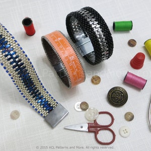 Zipper Bracelet PDF Pattern - Etsy