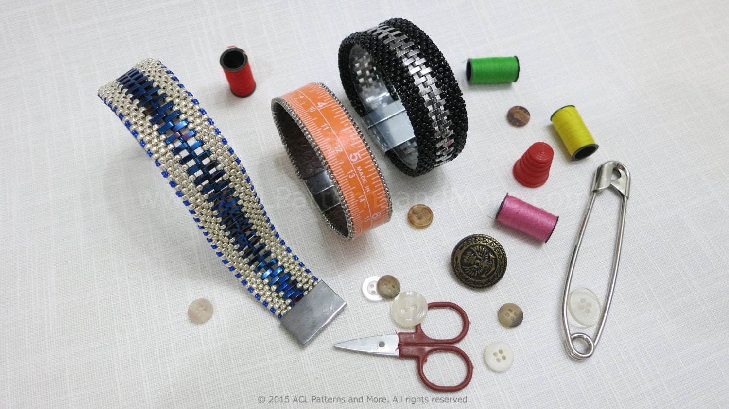 Zipper Bracelet PDF Pattern - Etsy