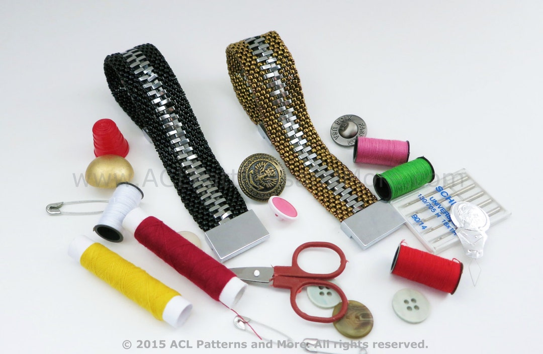 Zipper Bracelet PDF Pattern - Etsy