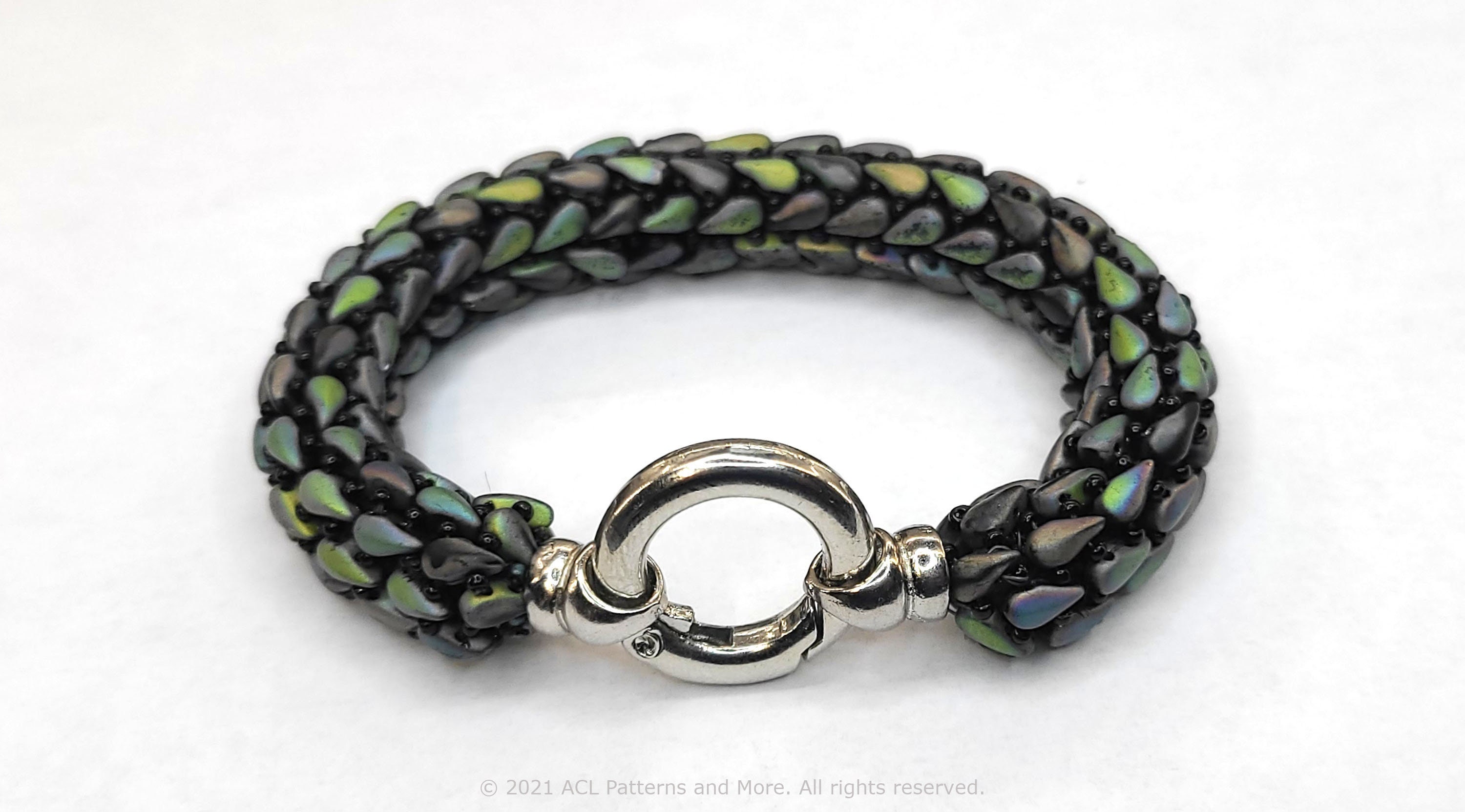 Dragon Scales Bracelet PDF Pattern - Etsy