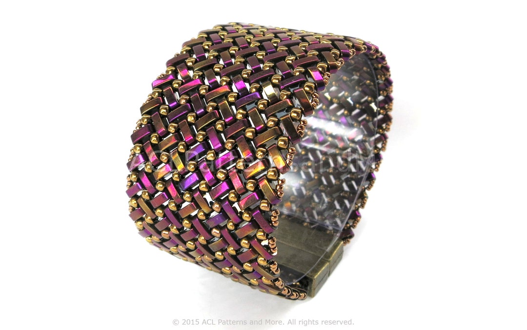 Azteca Bracelet PDF Pattern - Etsy