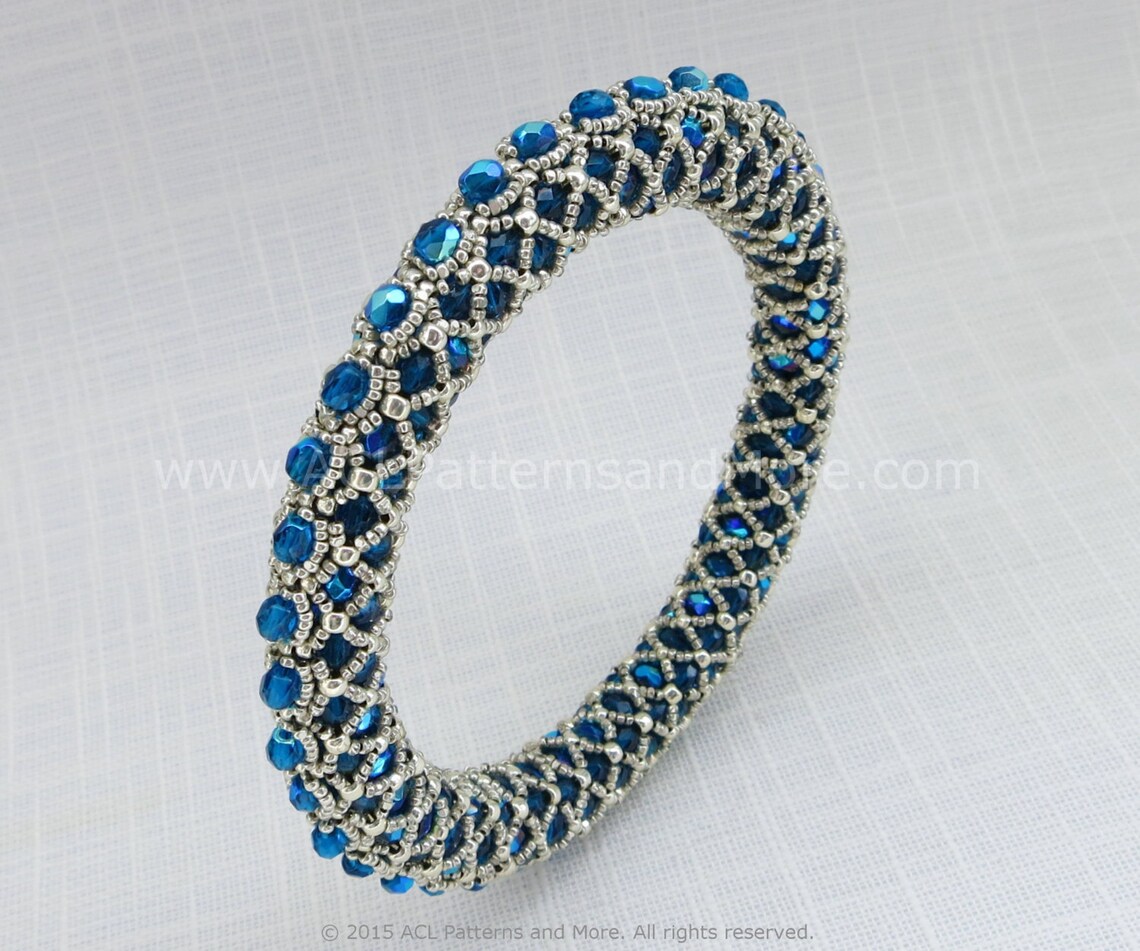Duqueza Bangle PDF Pattern - Etsy