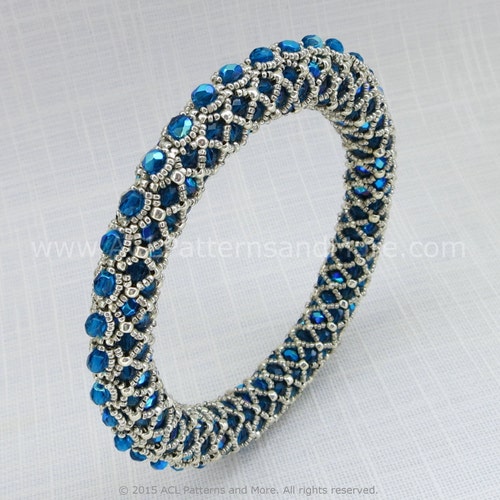 Duqueza Bangle PDF Pattern - Etsy