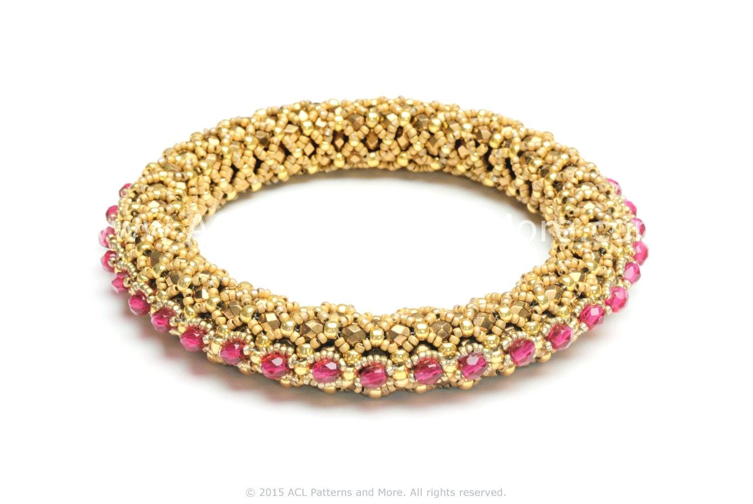 Duqueza Bangle PDF Pattern - Etsy