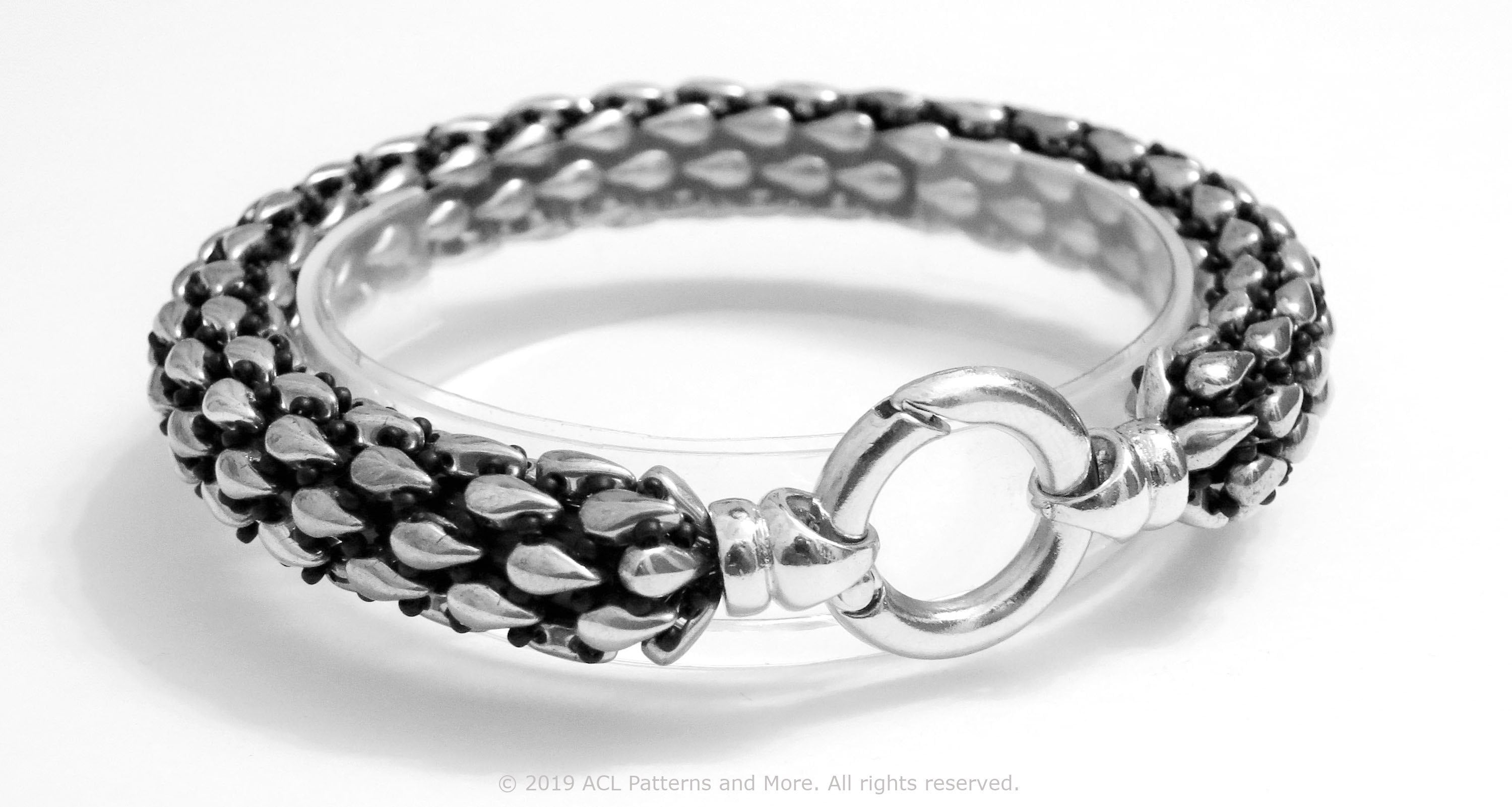 Dragon Scales Bracelet PDF Pattern - Etsy