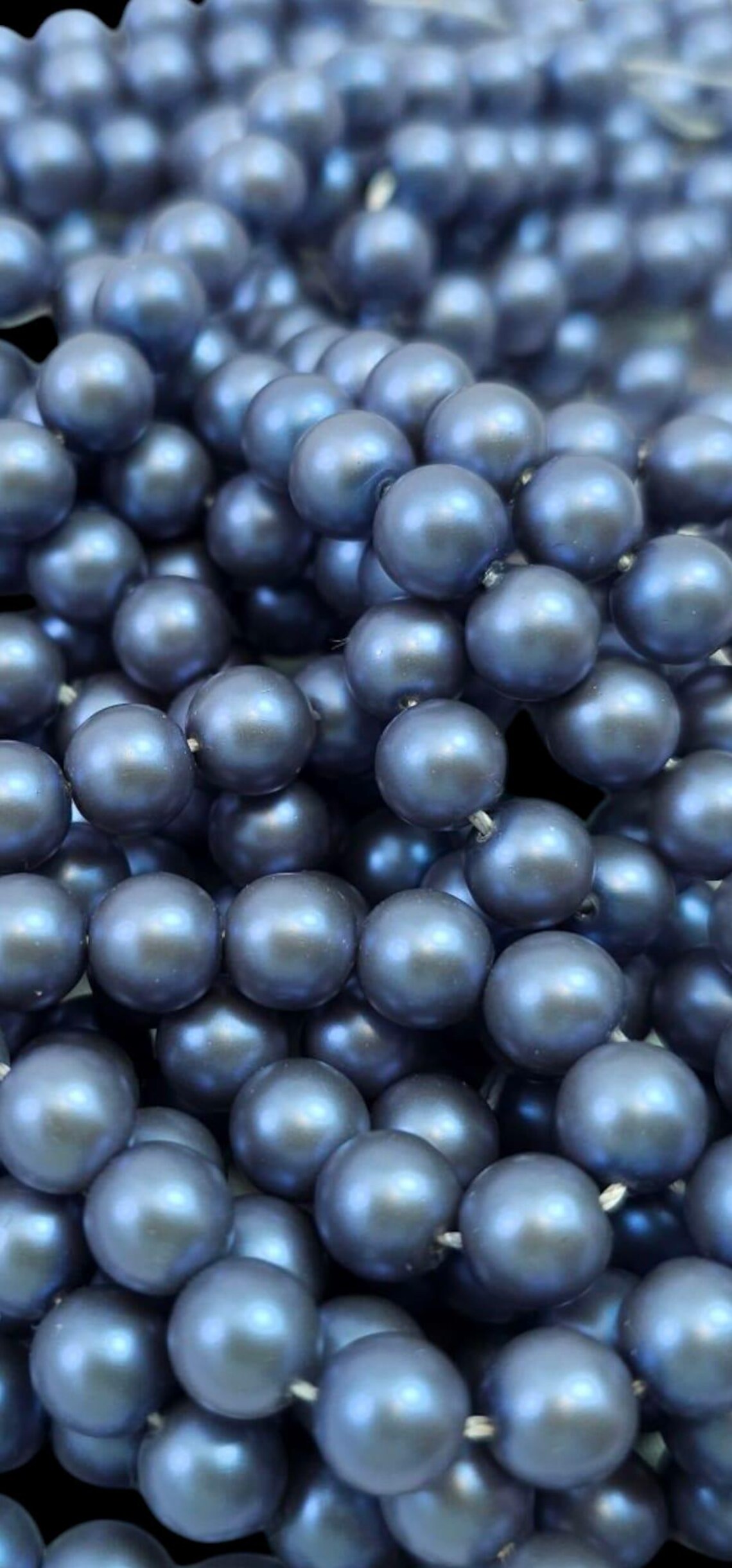 7mm Iridescent Glass Pearls - Etsy