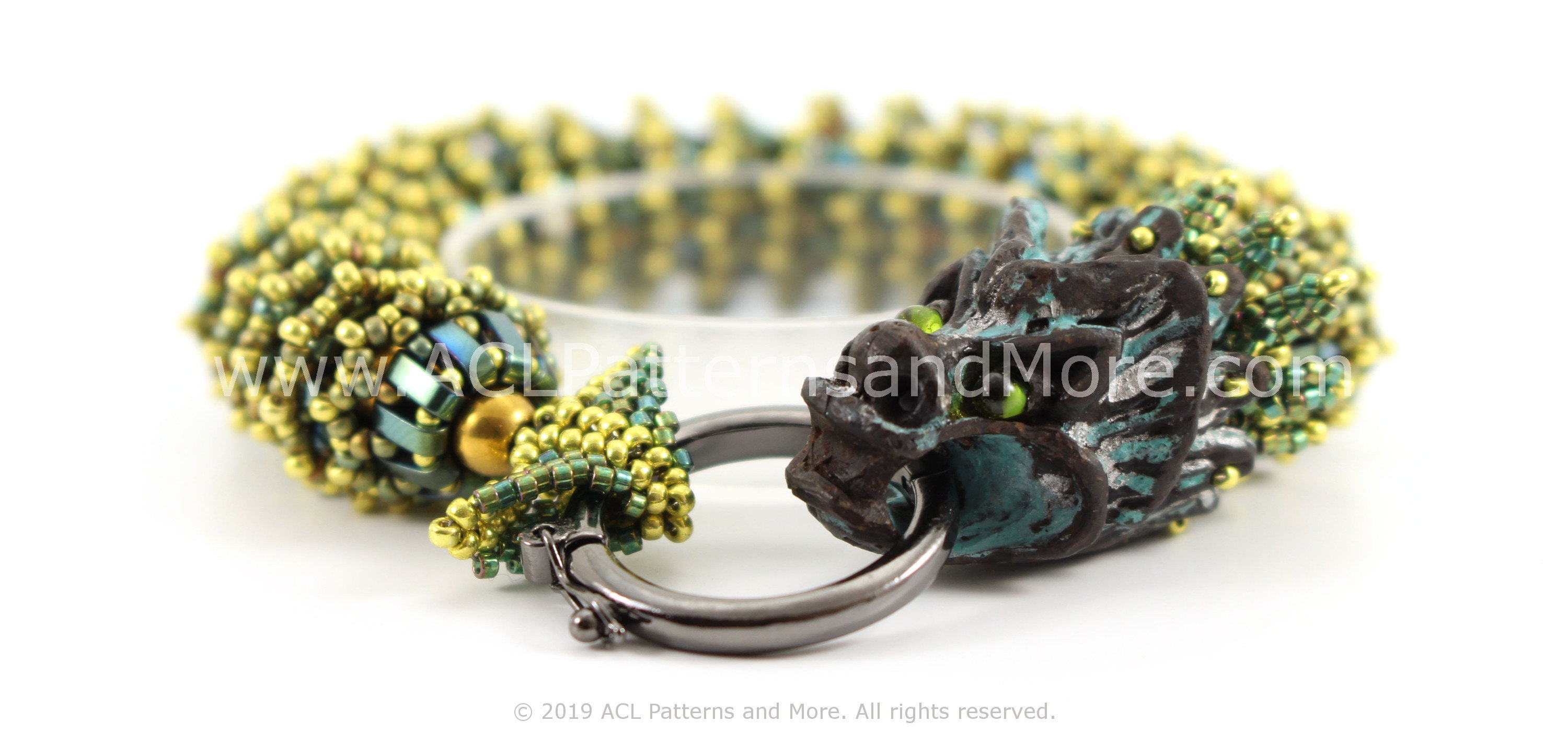 Dragon Bracelet PDF Pattern - Etsy