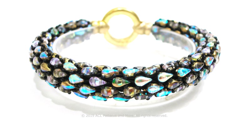 Dragon Scales Bracelet PDF Pattern - Etsy