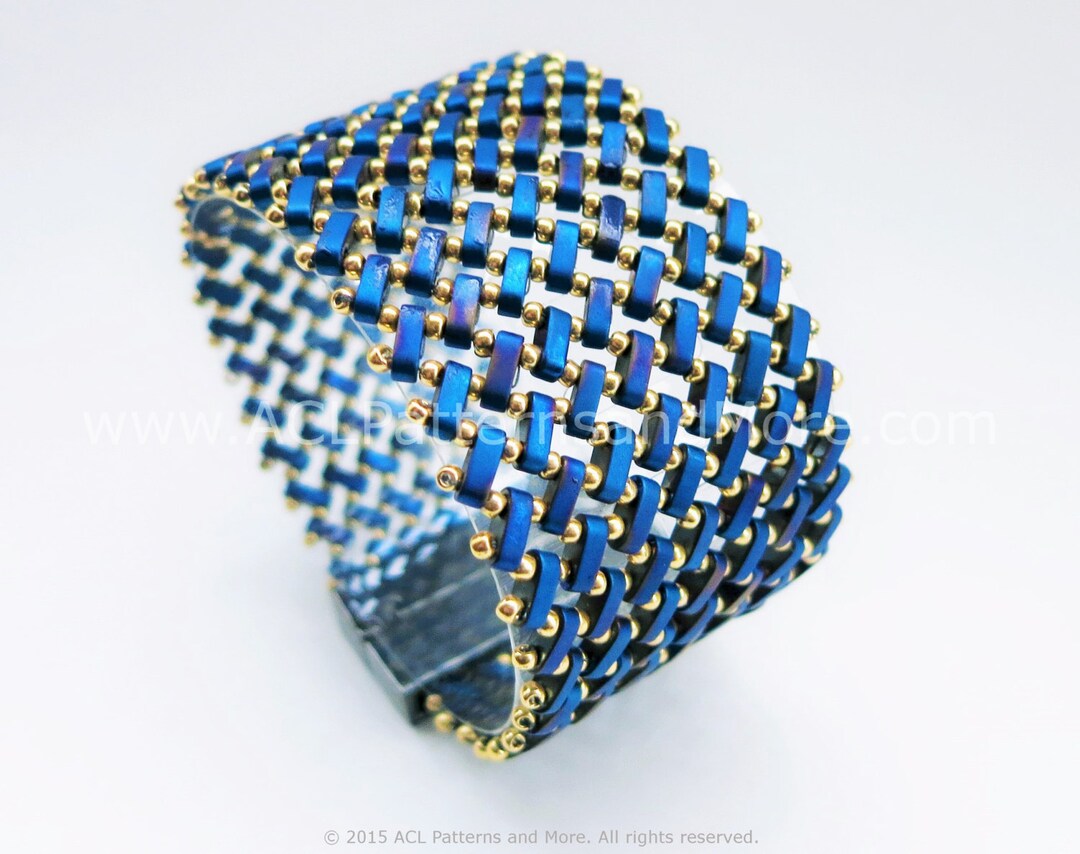 Sideways Bracelet PDF Pattern - Etsy