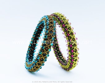 Duqueza Bangle PDF Pattern | Etsy