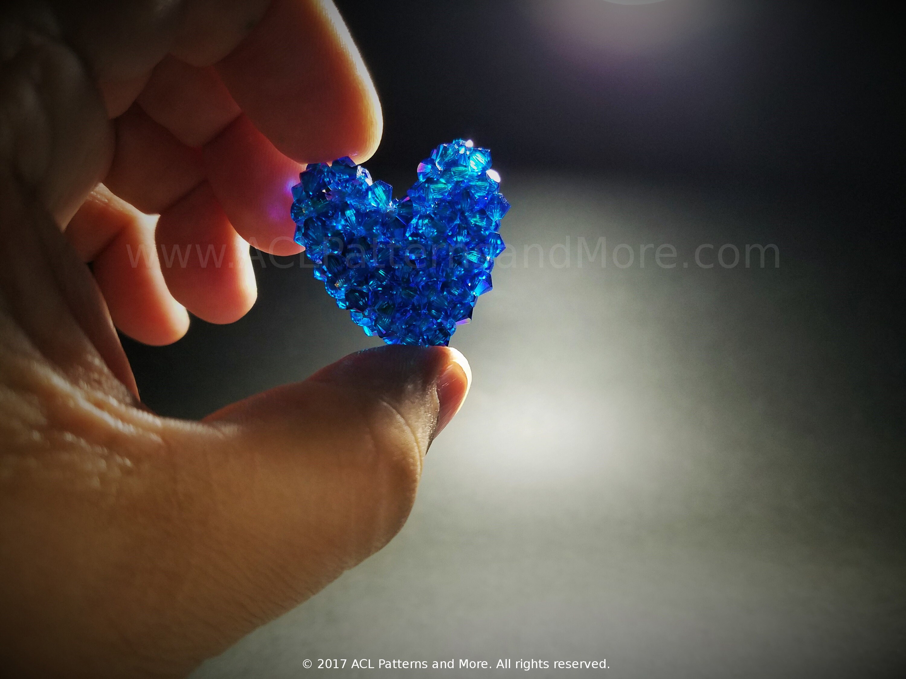 Korazón Pendant PDF Pattern - Etsy