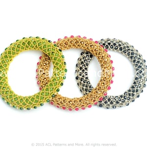 Duqueza Bangle PDF Pattern - Etsy