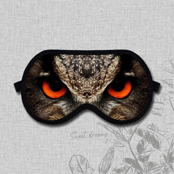 Owl Sleep Mask - Etsy