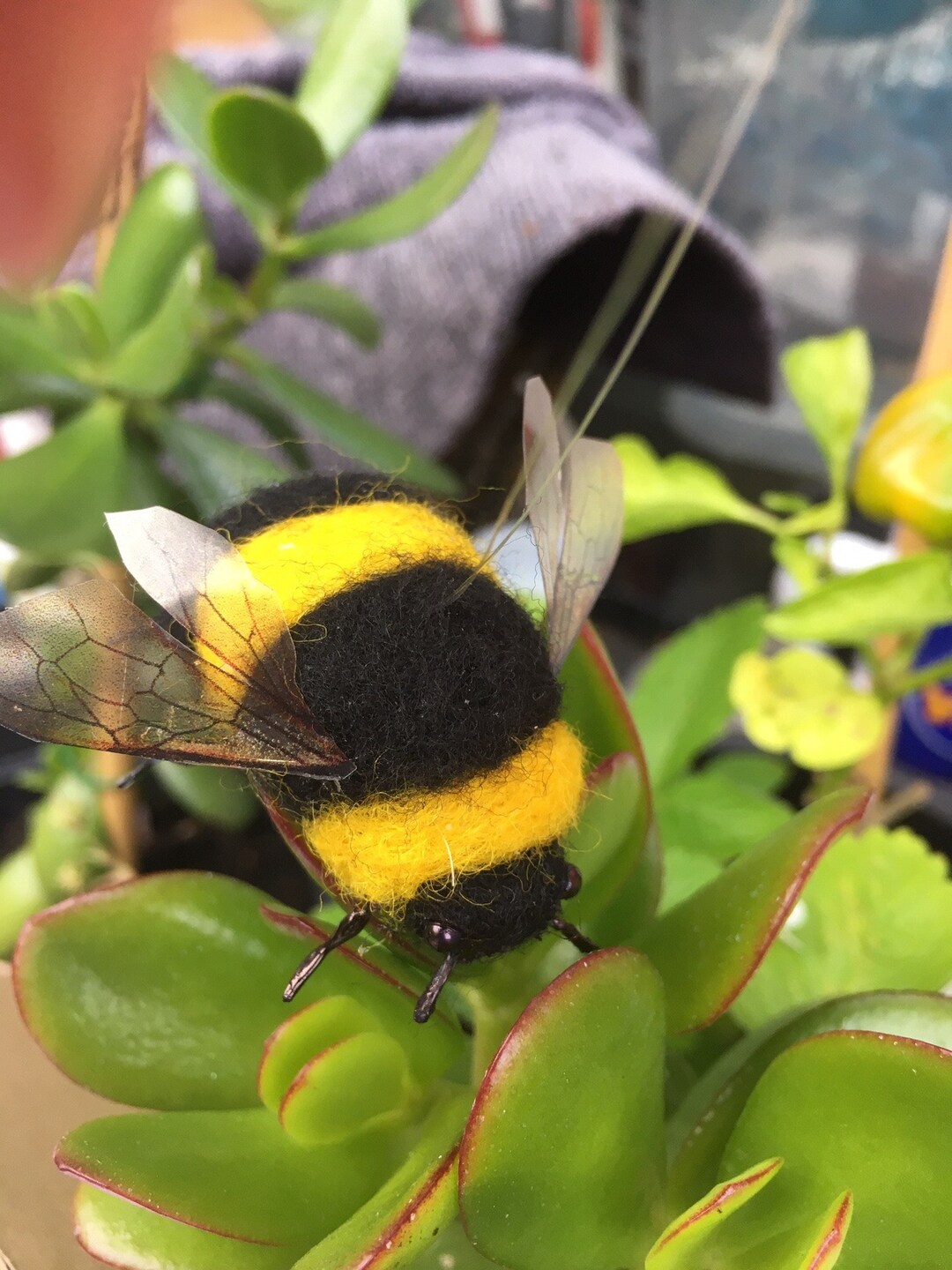Needle Felted Bumble Bee /figurine /decorative Item/ornament/gift ...