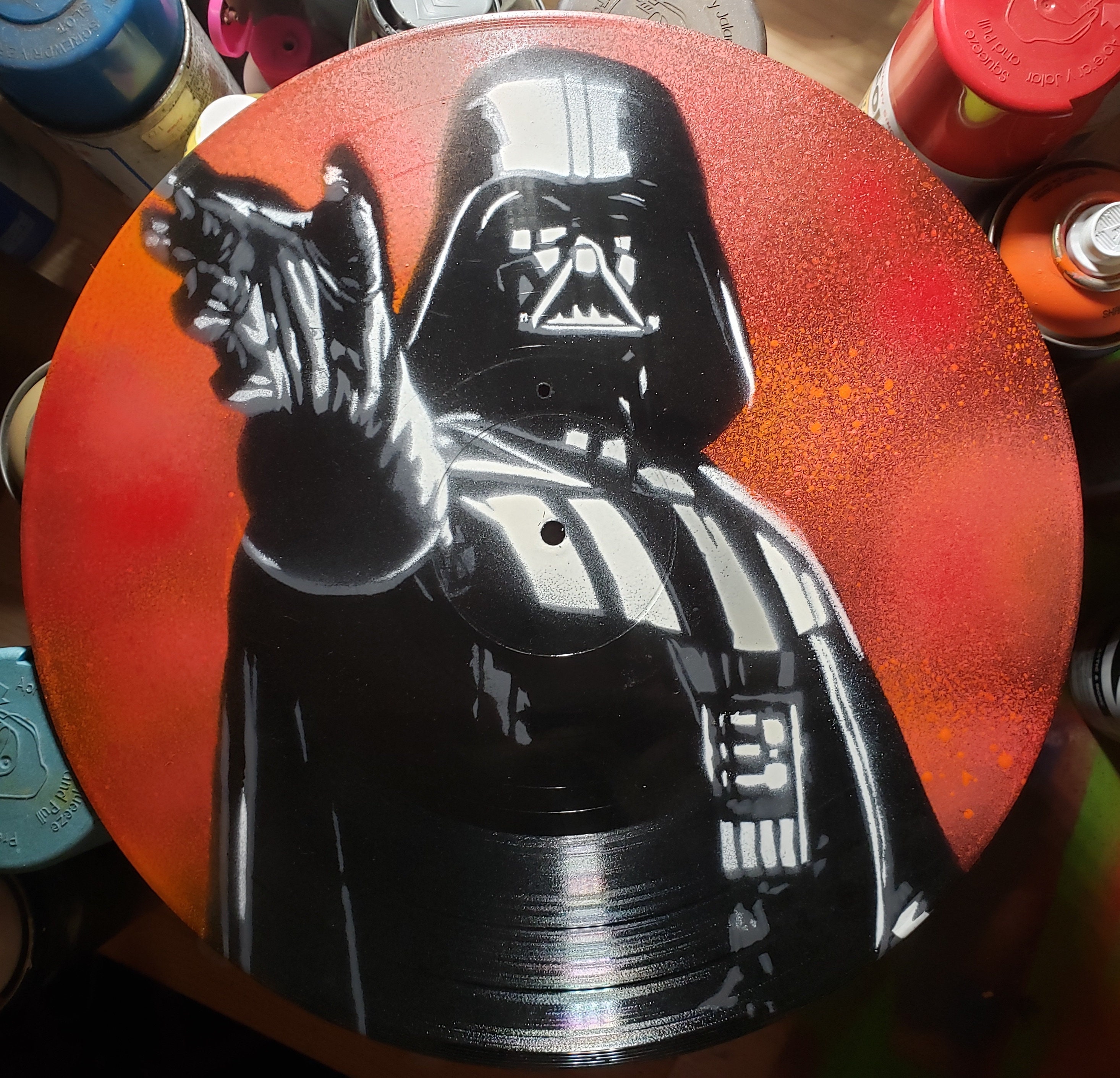 Darth Vader Full Body Stencil