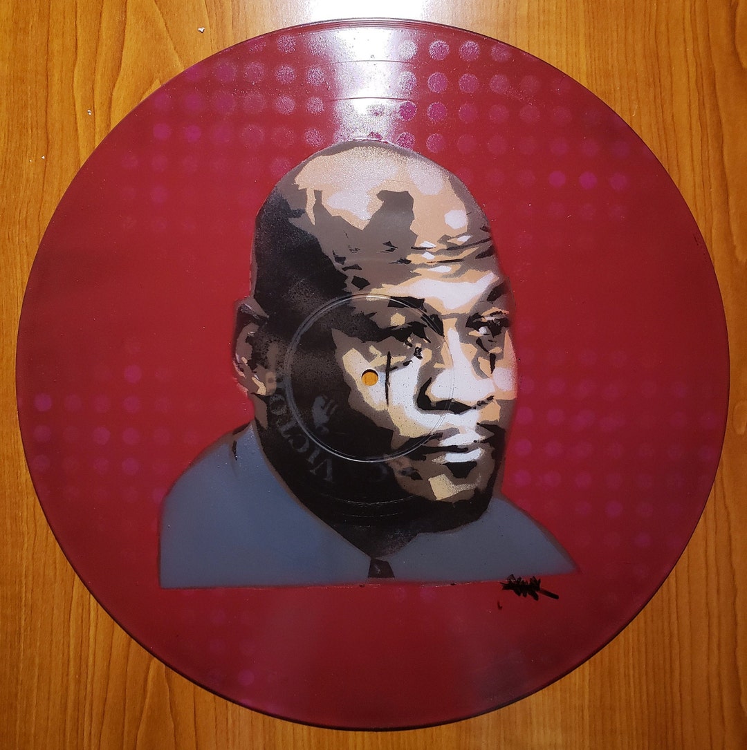 Crying Jordan Meme Spray Paint Stencil on 12 Vinyl Record - Etsy