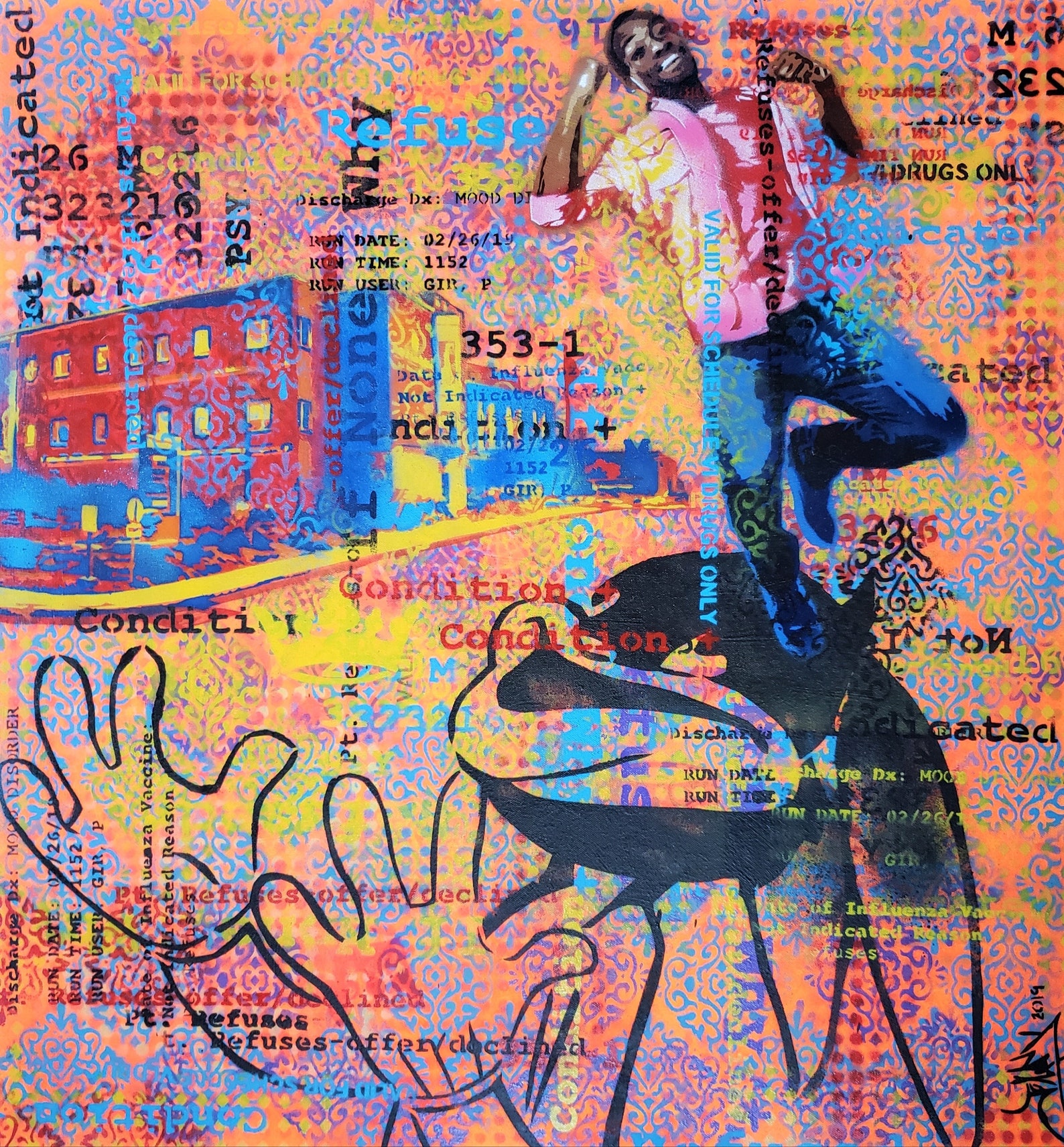 10 X 10 Square Digital Fine Art Print of Spray Paint Stencil - Etsy