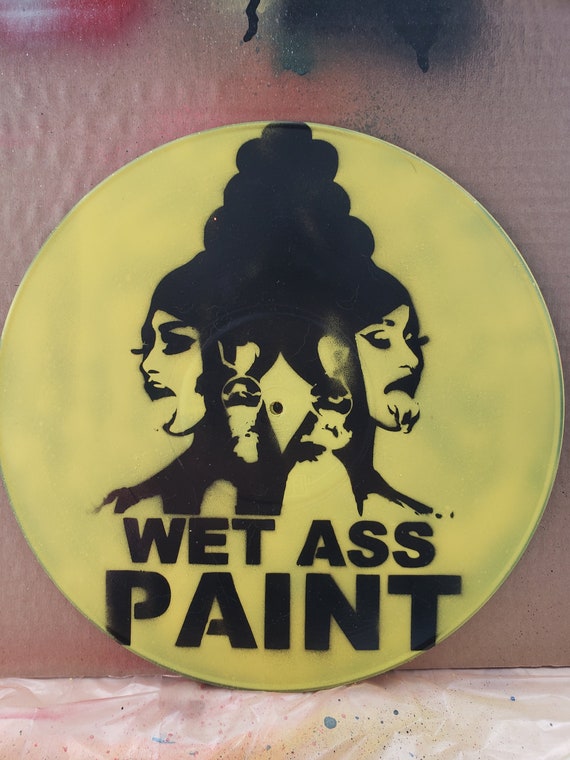 Megan Thee Stallion Cardi B WAP Spray Paint Stencil on | Etsy
