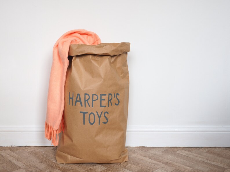 CUSTOM STORAGE BAG Strong Paper Toy Bag 55x85cm/50x76cm - Etsy UK