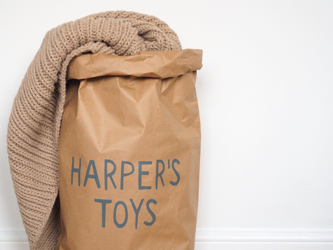 CUSTOM STORAGE BAG Strong Paper Toy Bag 55x85cm/50x76cm - Etsy UK