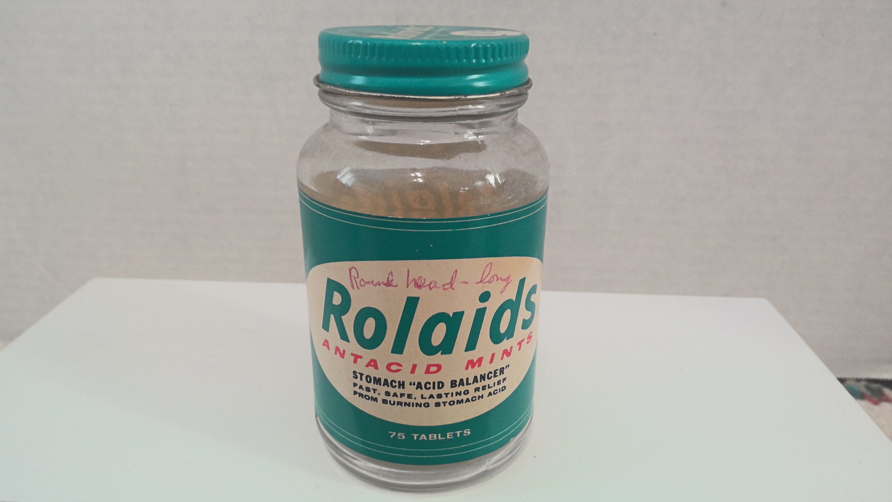 Vintage Rolaids Bottles/jars With Lids - Etsy