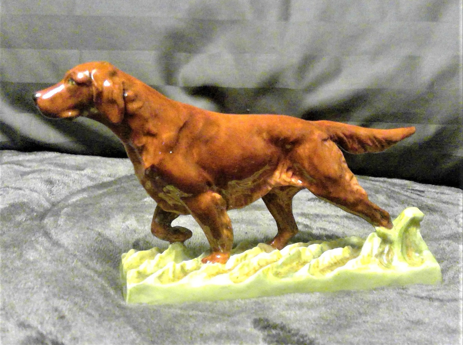 Royal Worcester Irish Setter Figurine, England, Bone China, Doris ...