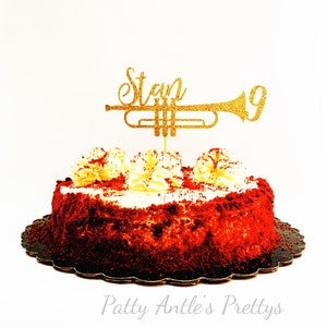 Trombone Cake Topper - Etsy