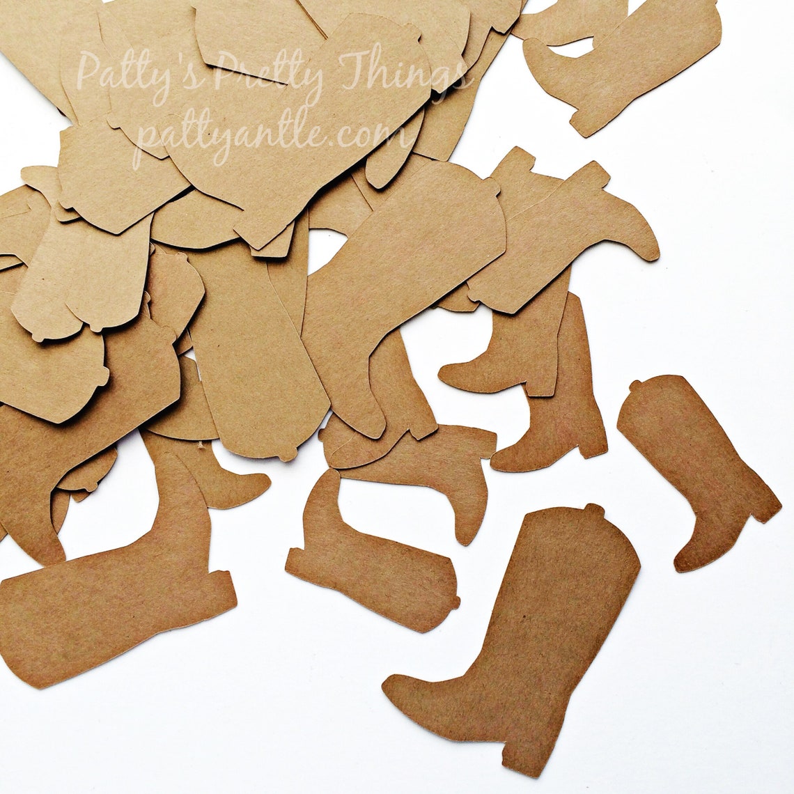 Cowboy Boots Die Cuts Cowboy Boots Confetti Boot Die Cuts - Etsy