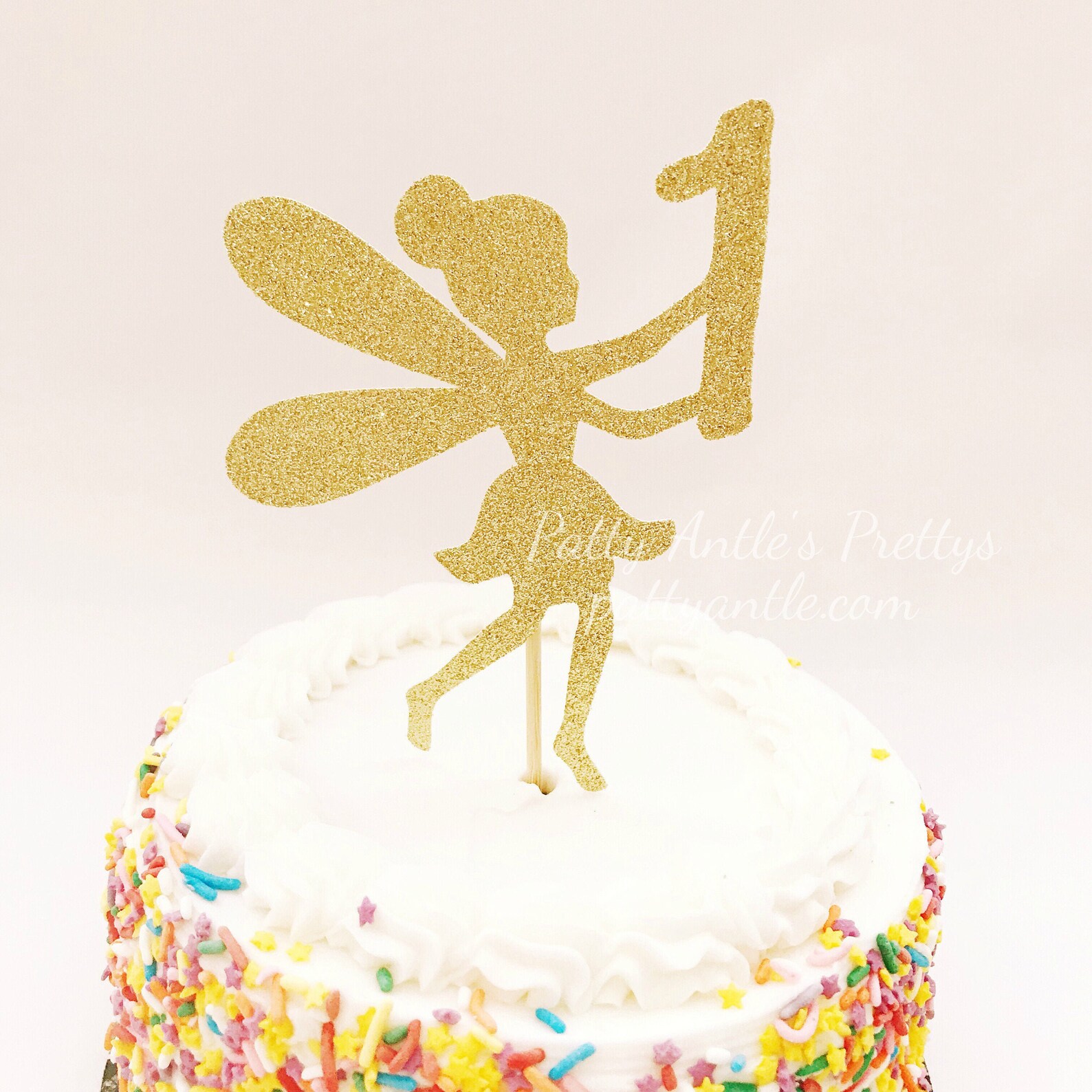 Glitter Fairy Birthday Cake Topper Fairy Cake Topper Fairy - Etsy