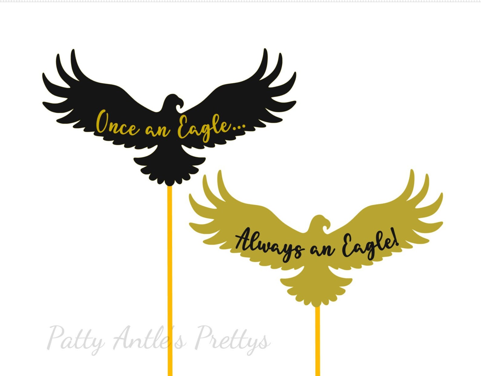 Glitter Eagle Cake Topper - Etsy