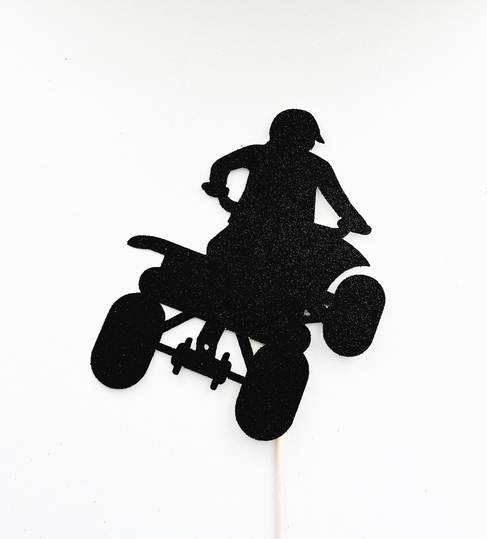 Glitter Four Wheeler Cake Topper, ATV Cake Topper, All Terrain Vehicle ...