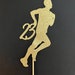 Glitter Runner Cake Topper Male Runner Cake Topper Female - Etsy