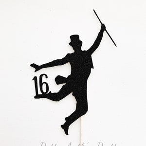 Glitter Dancer Cake Topper, Dancer Cake Topper, Dancing Cake Topper ...