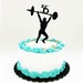 Glitter Strong Man Cake Topper Weight Lifter Cake Topper - Etsy