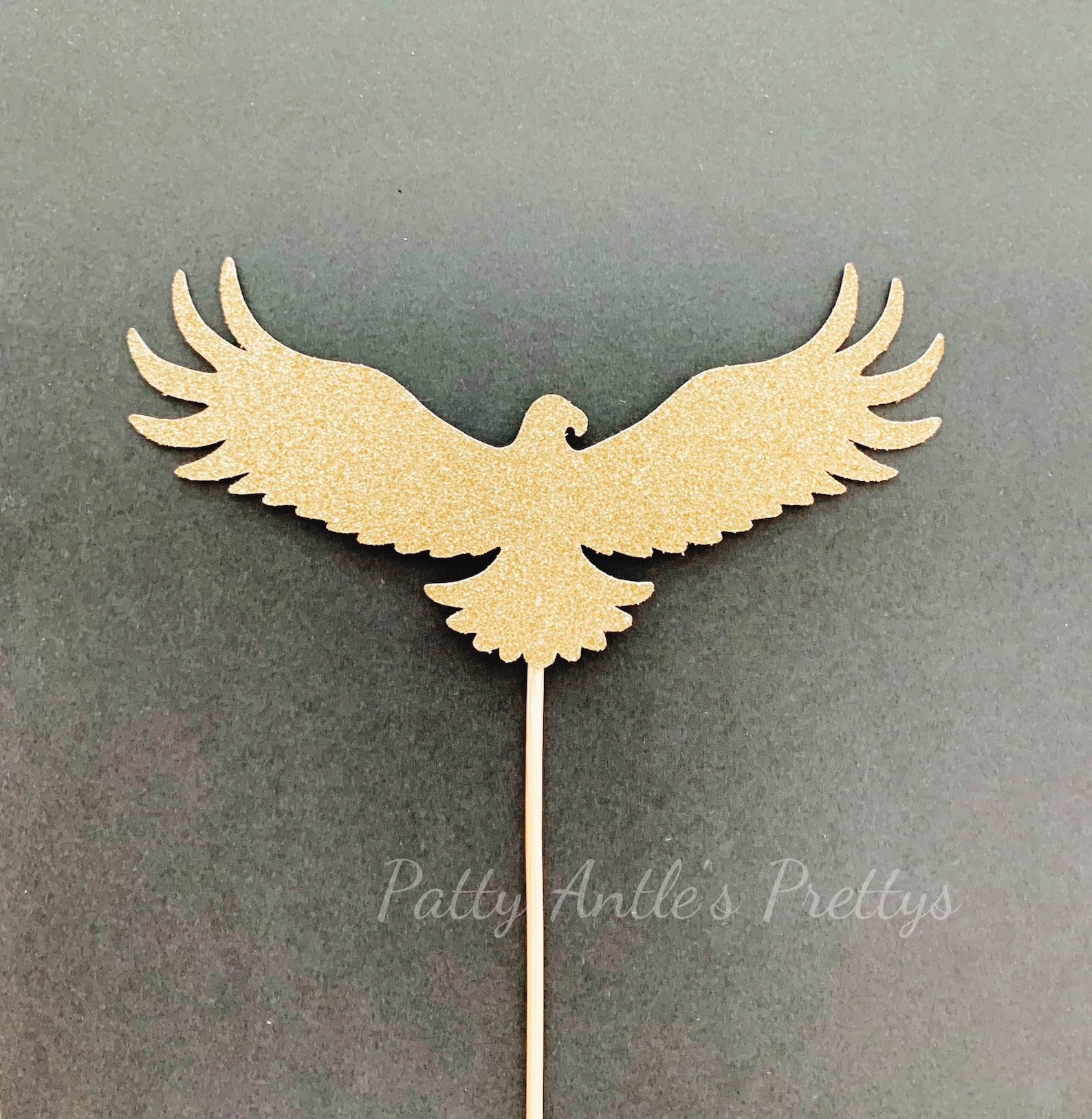 Glitter Eagle Cake Topper - Etsy