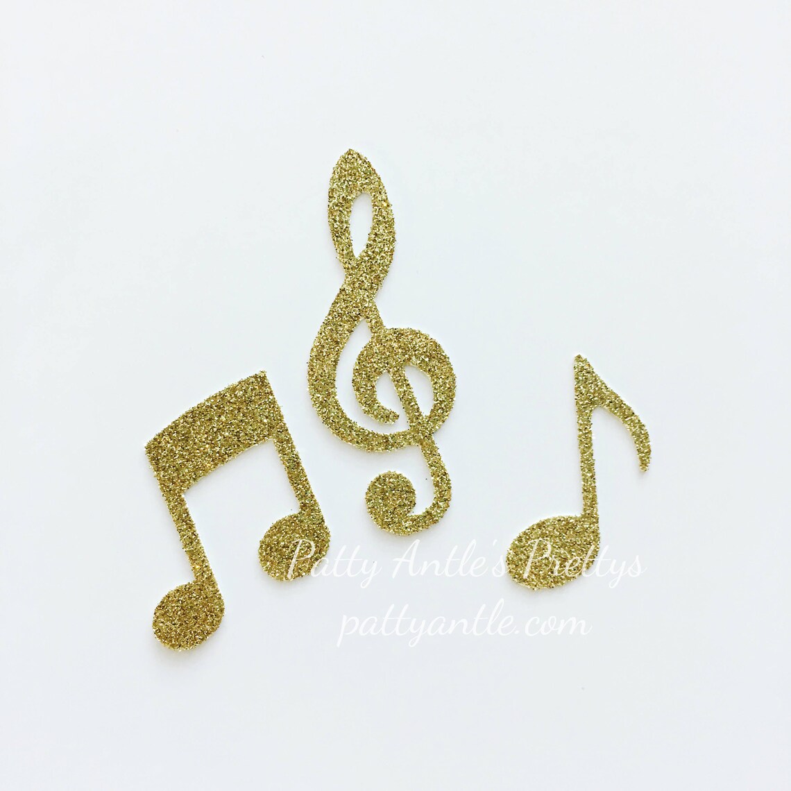 Glitter Music Notes Die Cuts Glitter Music Notes Confetti - Etsy