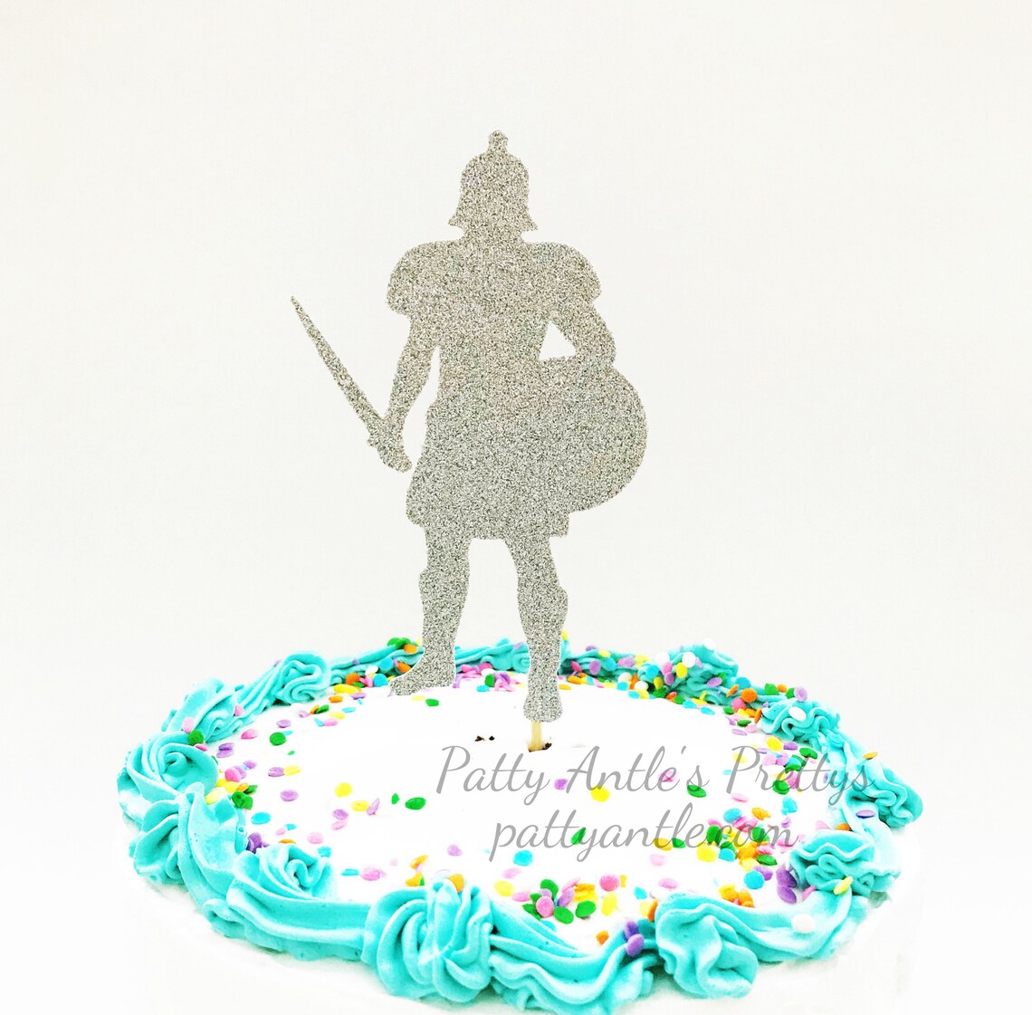 Glitter Gladiator Cake Topper Birthday Gladiator Cake Topper - Etsy