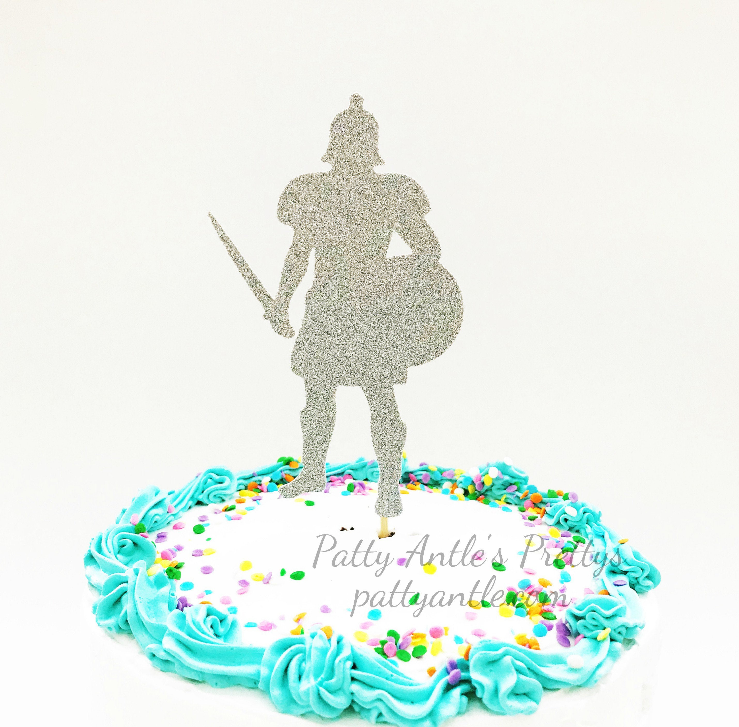 Glitter Gladiator Cake Topper Birthday Gladiator Cake Topper - Etsy UK
