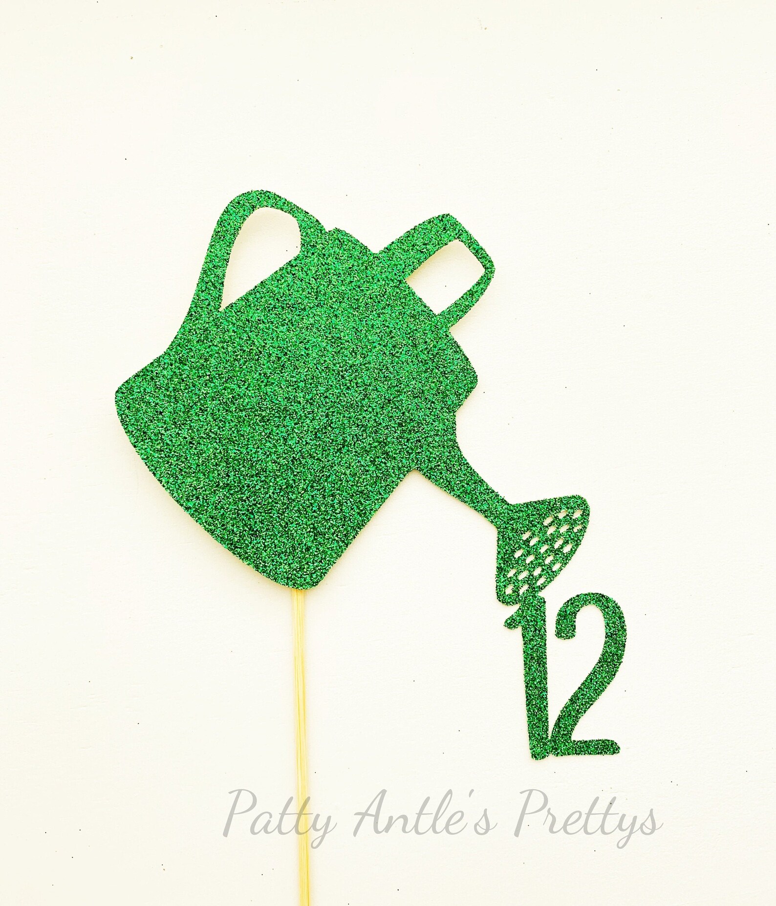 Glitter Watering Can Cake Topper: Personalized Birthday Decor - Etsy