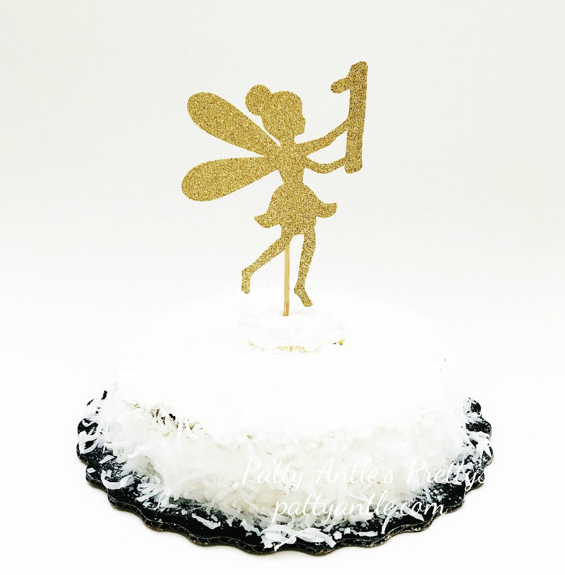 Glitter Fairy Birthday Cake Topper Fairy Cake Topper Fairy - Etsy