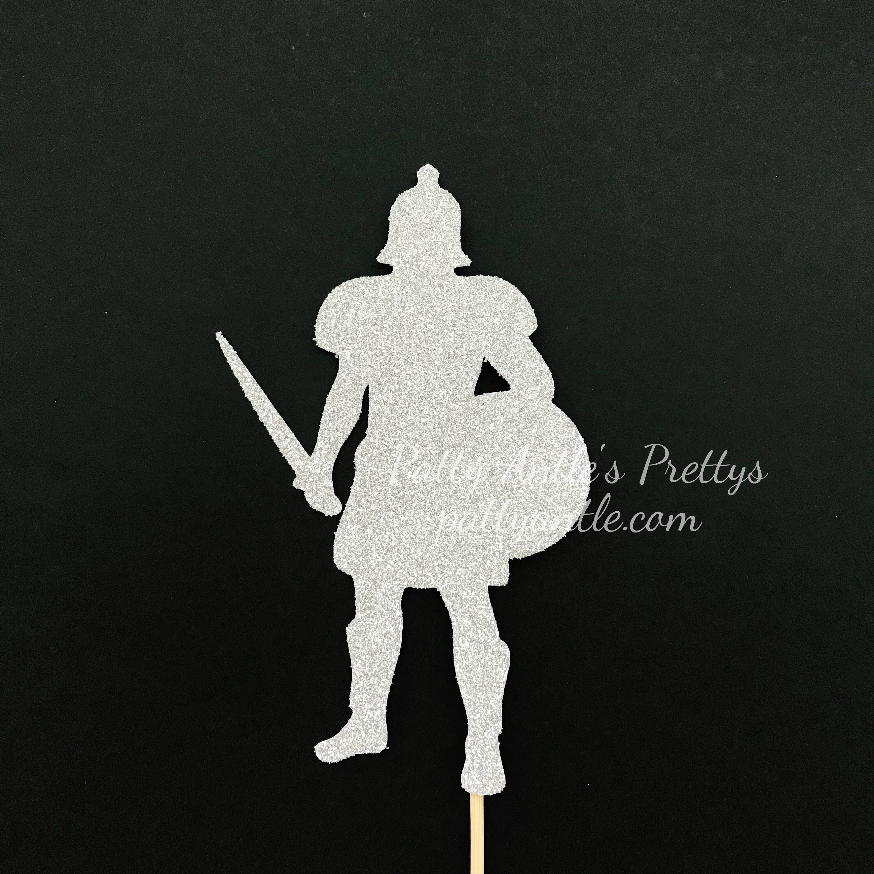 Glitter Gladiator Cake Topper Birthday Gladiator Cake Topper - Etsy UK