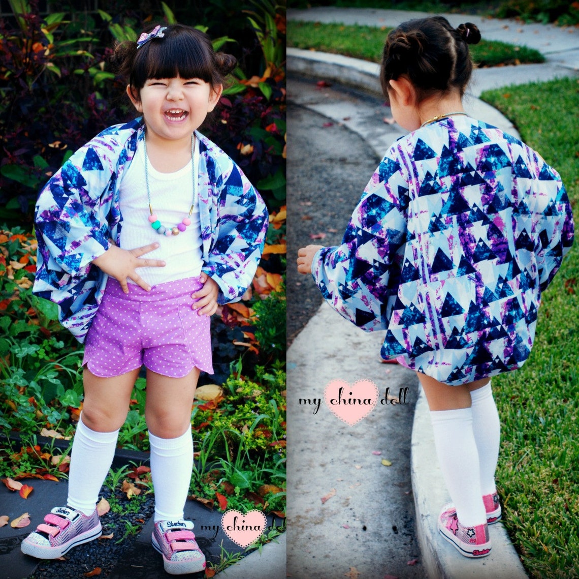 Wildflower Kimono PDF Sewing Pattern ... Sizes Nb-14yrs / - Etsy