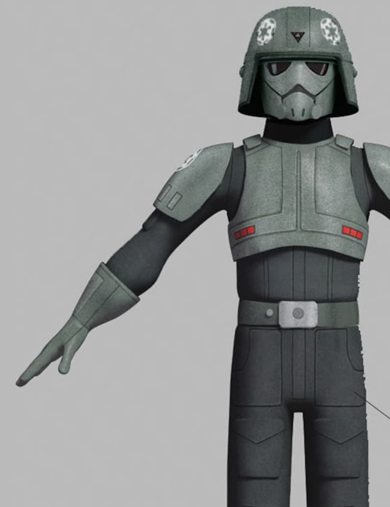 Blueprint: Star Wars Rebels Inspired Imperial Combat Driver/pilot Armor ...